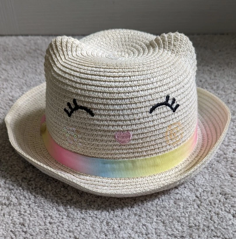 Cat Ear Straw Hat