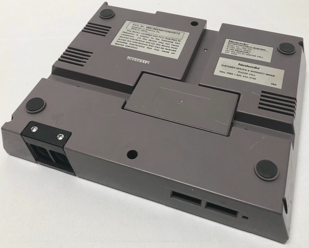 80s NES Nintendo BOTTOM HOUSING Case Game Shell System OEM Replacement ...