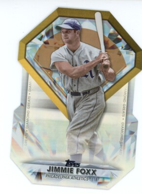 2022 TOPPS Diamond Greats Die Cut JIMMIE FOXX PHILADEPHIA ATHLETICS # ...