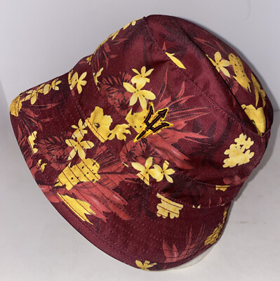 Arizona State Bucket Hat Floral Embroidered OSFA TOP OF THE WORLD | eBay