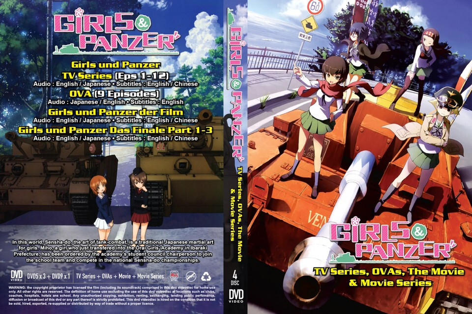 Girls & Panzer (1-12End+4 Movie+9 OVA) Anime DVD English Dubbed All ...