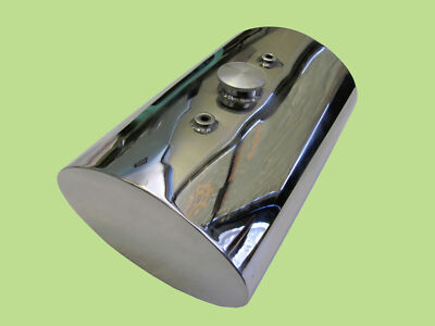 STAINLESS STEEL Custom Oval Oil Tank for Harley Chopper Bobber | eBay