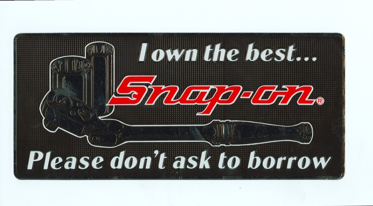New Vintage Snapon Tools Snapon Racing Tool Box Sticker