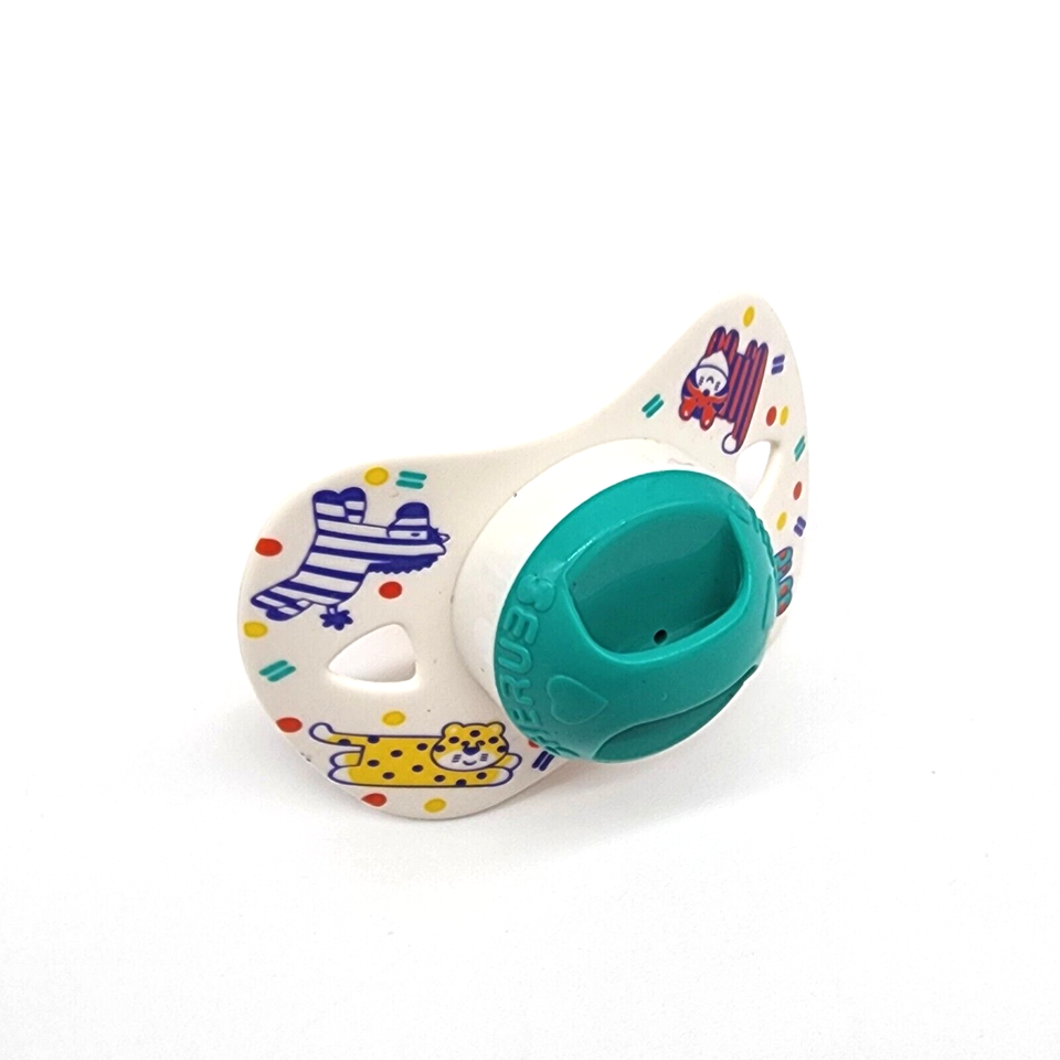 Vintage 1999 Playtex Cherub Binky Pacifier Kids Print Latex Angled ...