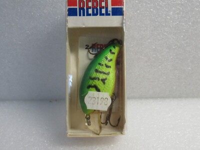 Vintage NOS REBEL Wee R Shallow Crankbait Fishing Lure 23198 | eBay