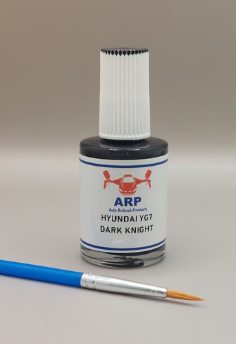 For HYUNDAI Code YG7 DARK NIGHT Touch up Paint + Fine Tipped Brush ...