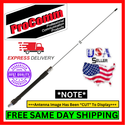 ProComm JBC1500 54" Base Loaded CB Antenna, Factory Tuned 1000 Watt ...