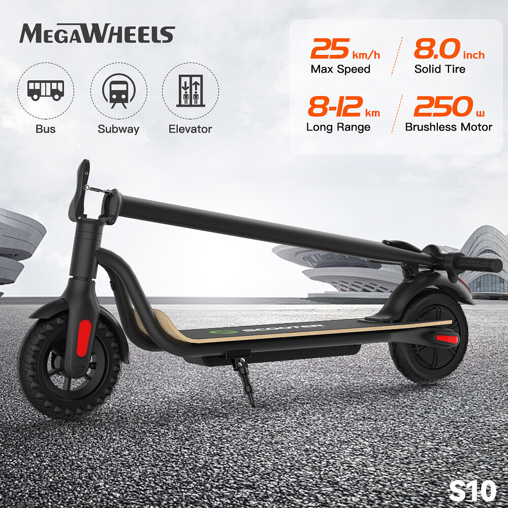 RECHARGEABLE FOLDING ELECTRIC SCOOTER ADULT KICK E-SCOOTER SAFE URBAN ...