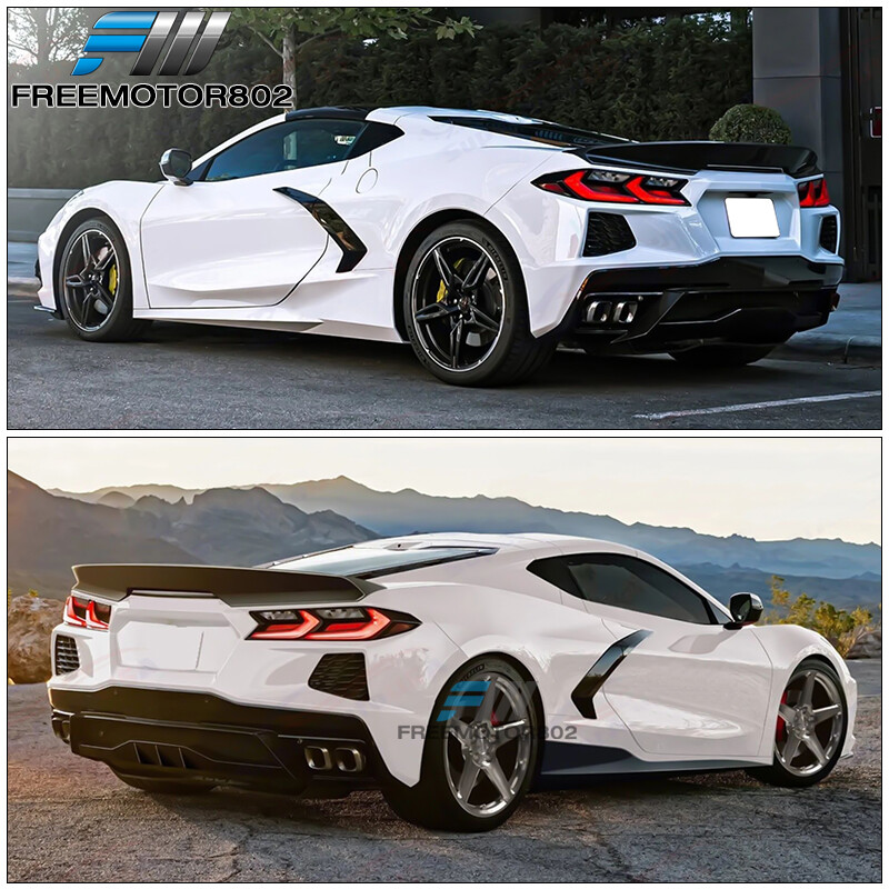 Fits 20-25 Corvette Stingray C8 2-Door RSC Style Rear Spoiler ABS ...