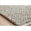 SMALL LARGE THICK LIGHT GREY PEBBLES BOBBLY 100% WOOL 3D SAVANNAH RUG ...