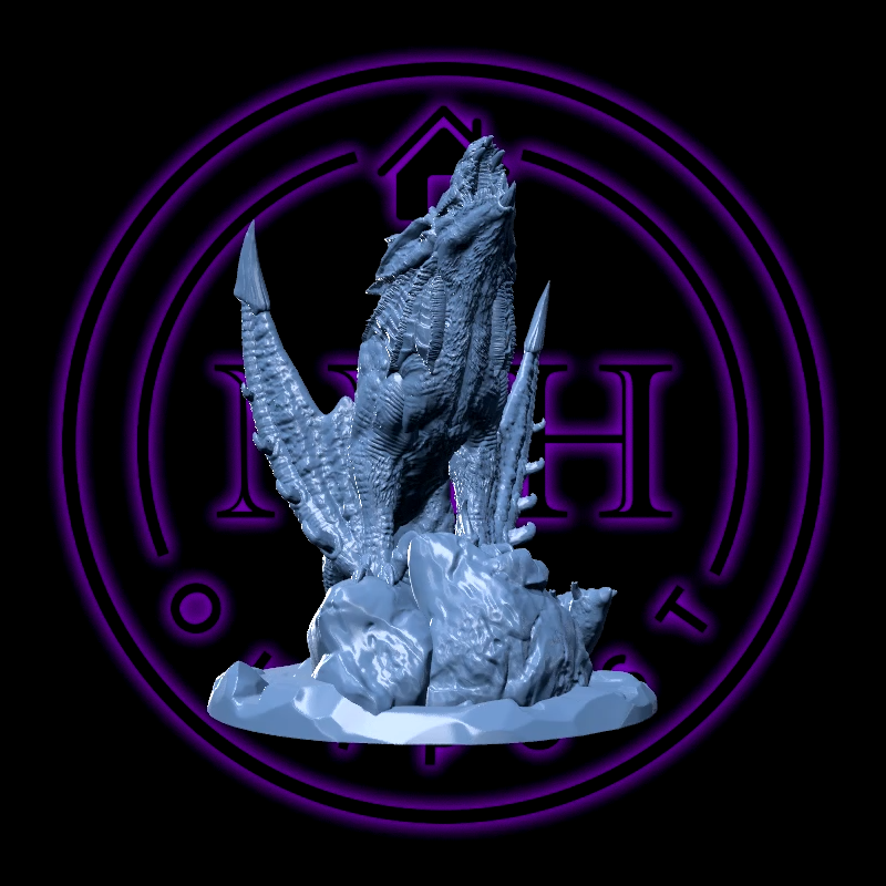 Earthern Dragon | Drake Hound | Cat Dragon Miniature for Tabletop games ...