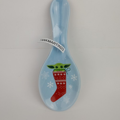 Disney Star Wars Baby Yoda Christmas Spoon Rest Grogu Snowflake ...