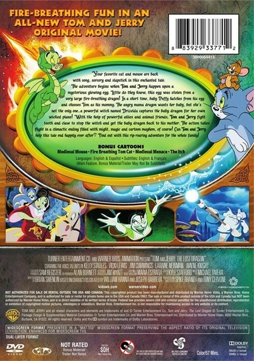 Tom And Jerry The Lost Dragon Dvd