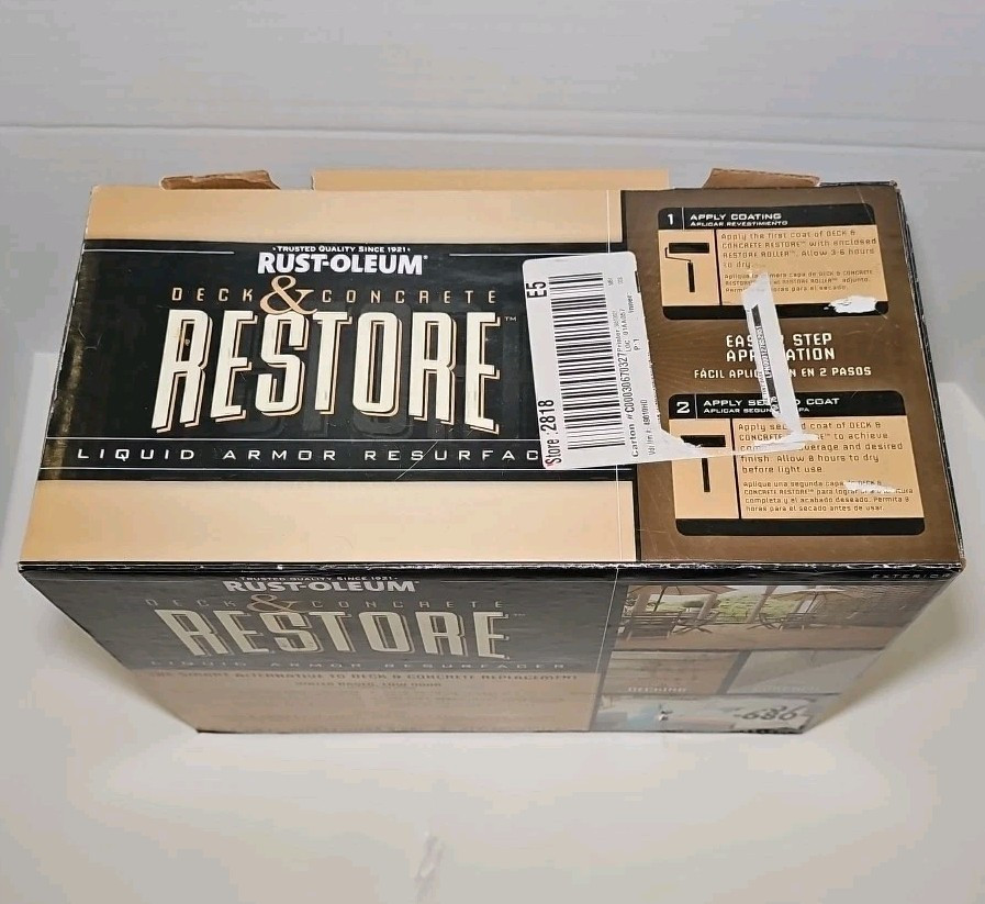 Rust-Oleum Deck & Concrete Restore Liquid Armor Resurfacer Kit ...
