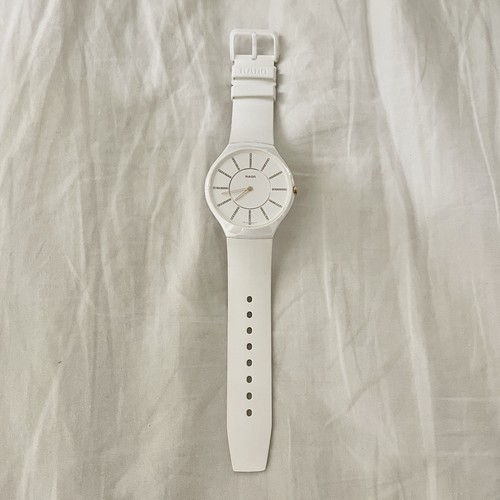 Rado True Thinline Diamond & White Ceramic 30M Waterproof Watch ...