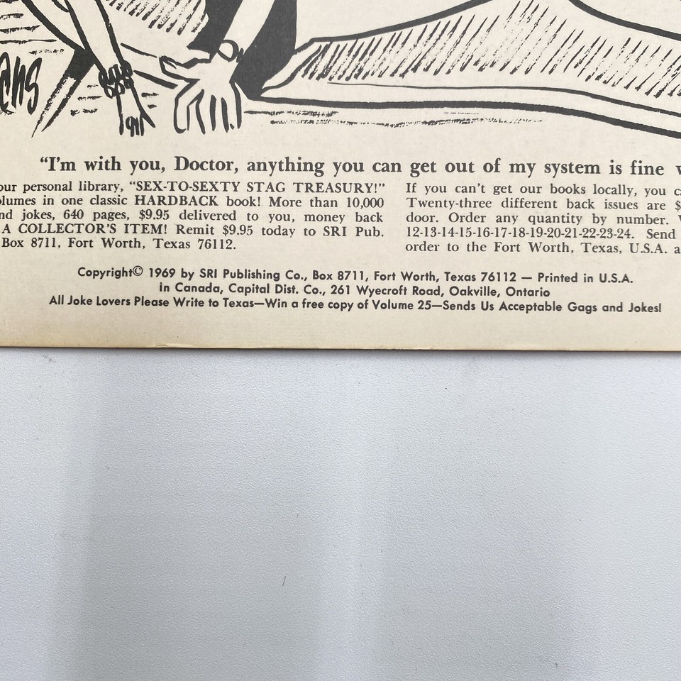 Rare Vintage Sex To Sexty Vol. 24 Classic American Humor Magazine 1969 ...