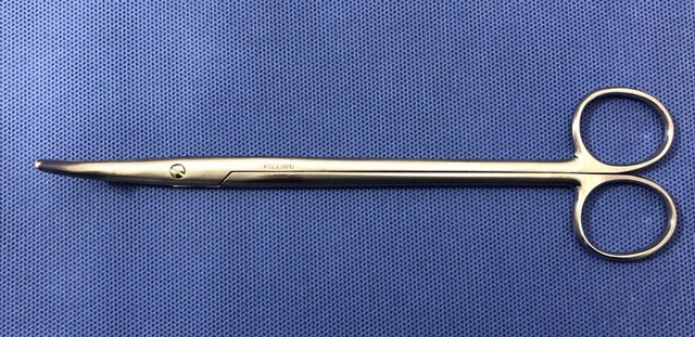 Pilling Surgical DeBakey Scissors Acutely Curved 7 3/4" (19.5cm) Ref ...