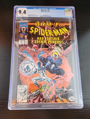 What If 31 CGC 9.4 Marvel Comics 1991 Spider-Man Cosmic Powers | eBay