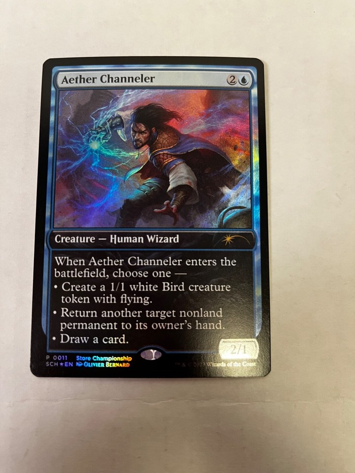 MTG Aether Channeler Foil Promo Card x4 FREE SHIPPING!!! | eBay