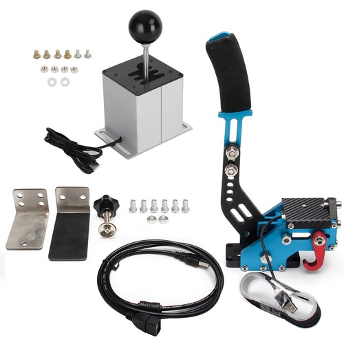 USB Handbrake with Clamp and 6+R H Shifter for Logitech G25 G27 ...