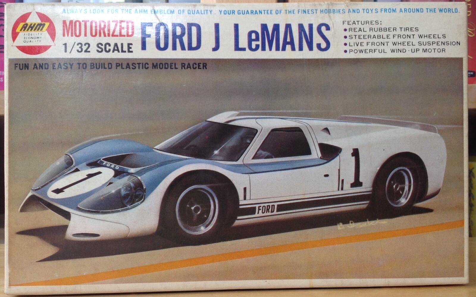 AHM 1:32 Ford J LeMans Vintage Model Car Kit K21D-98, Complete | eBay