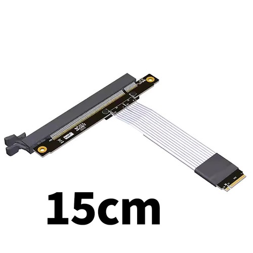 M.2 NGFF NVMe STX graphics card extension cable to PCIe x16 M.2 to 90 ...