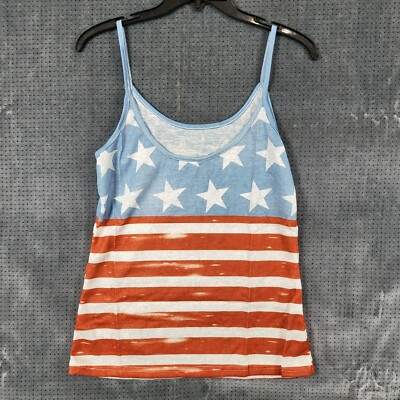 Patriotic Women's Size Medium Red White & Blue Tank Top | eBay