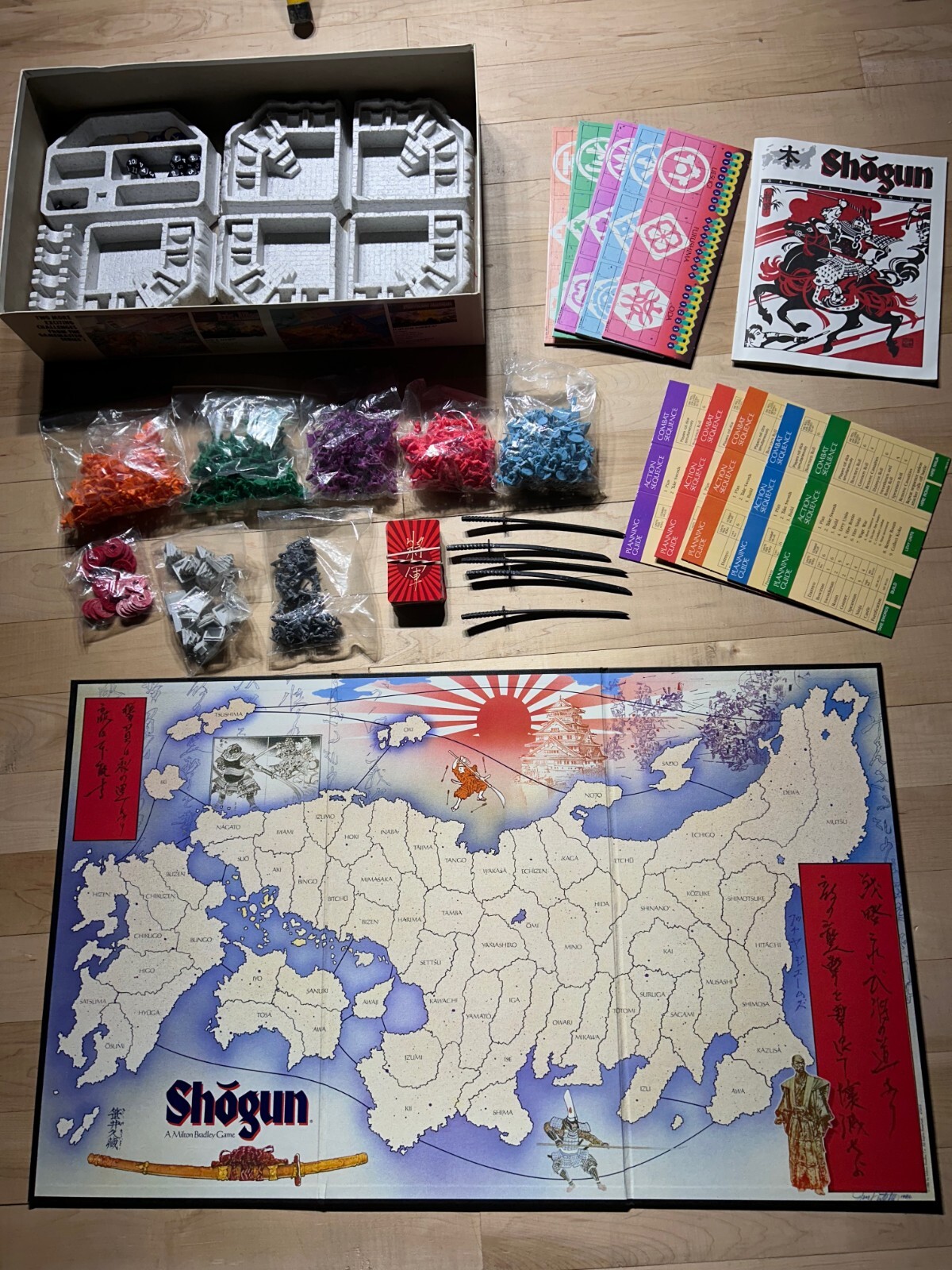 Vintage Shogun Board Game by Milton Bradley 1986, 99.5% Complete | eBay