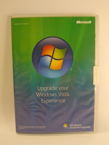 Microsoft Windows Vista Experience Anytime Upgrade Disc 32 Bit DVD | eBay