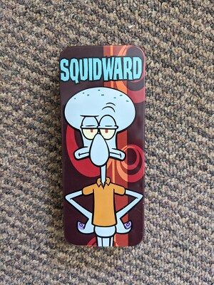 Spongebob Squarepants Squidward Burger King Digital Watch in Tin 2004 ...