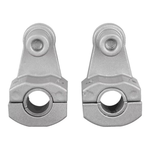 Handlebar Risers Bars Motorcycle Silver Aluminum Fit for Yamaha FZR 400 ...