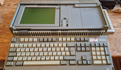Vintage AMSTRAD PPC640 Portable Computer Spares or Repairs Only , with ...