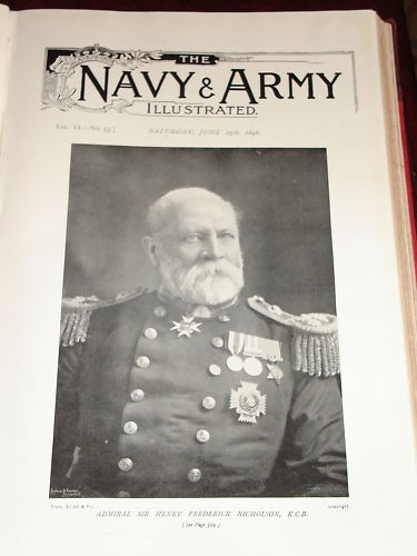 1898 ADMIRAL SIR HENRY FREDERICK NICHOLSON KCB NAVY | eBay