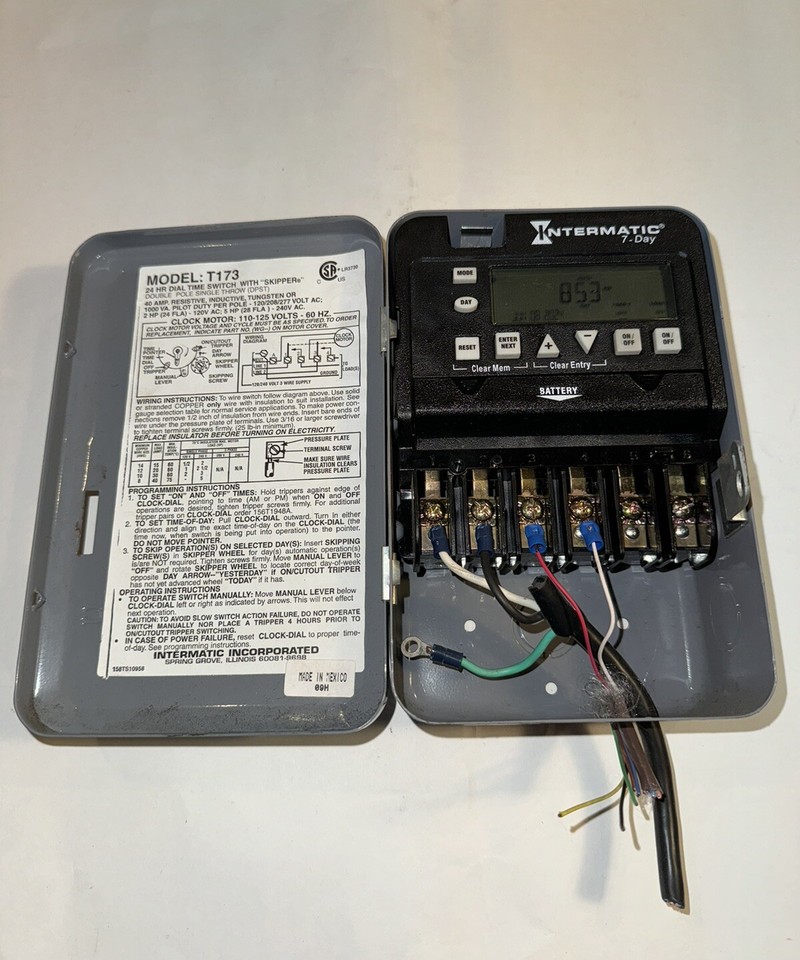Intermatic T173 Electromechanical Timer 24 Hour | eBay