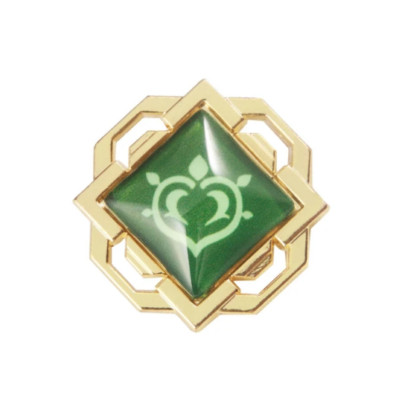 Genshin Impact Metal Brooch Pins Luminous Badge Cosplay Prop Jewelry J ...