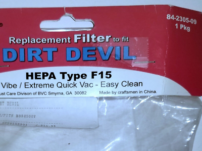 Robot Aspirador Cecotec Dirt Devil F13 HEPA Filter | A To Z Vacuum ...