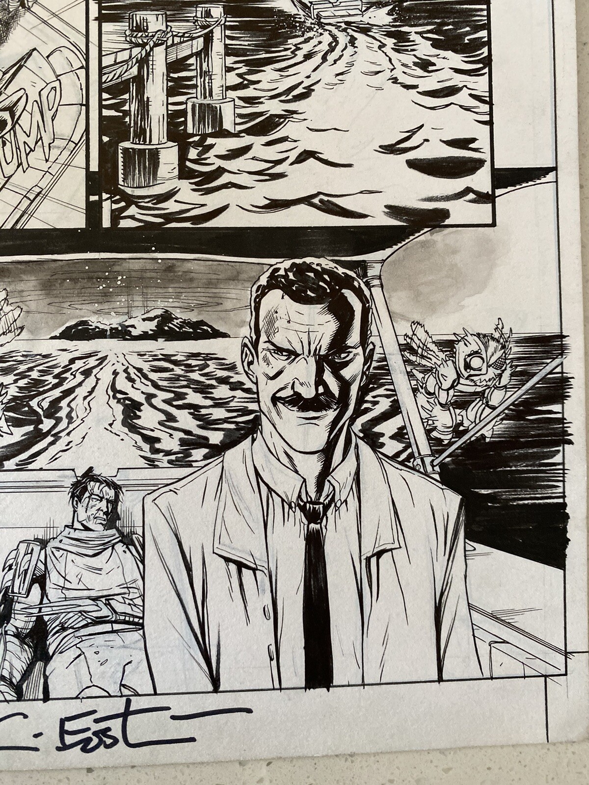 Teenage Mutant Ninja Turtles 2015 #44 Death Donatello Original Art TMNT ...