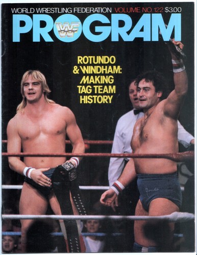 1985 WWF WWE WORLD WRESTLING FEDERATION PROGRAM Vol # 122 Program Hulk ...