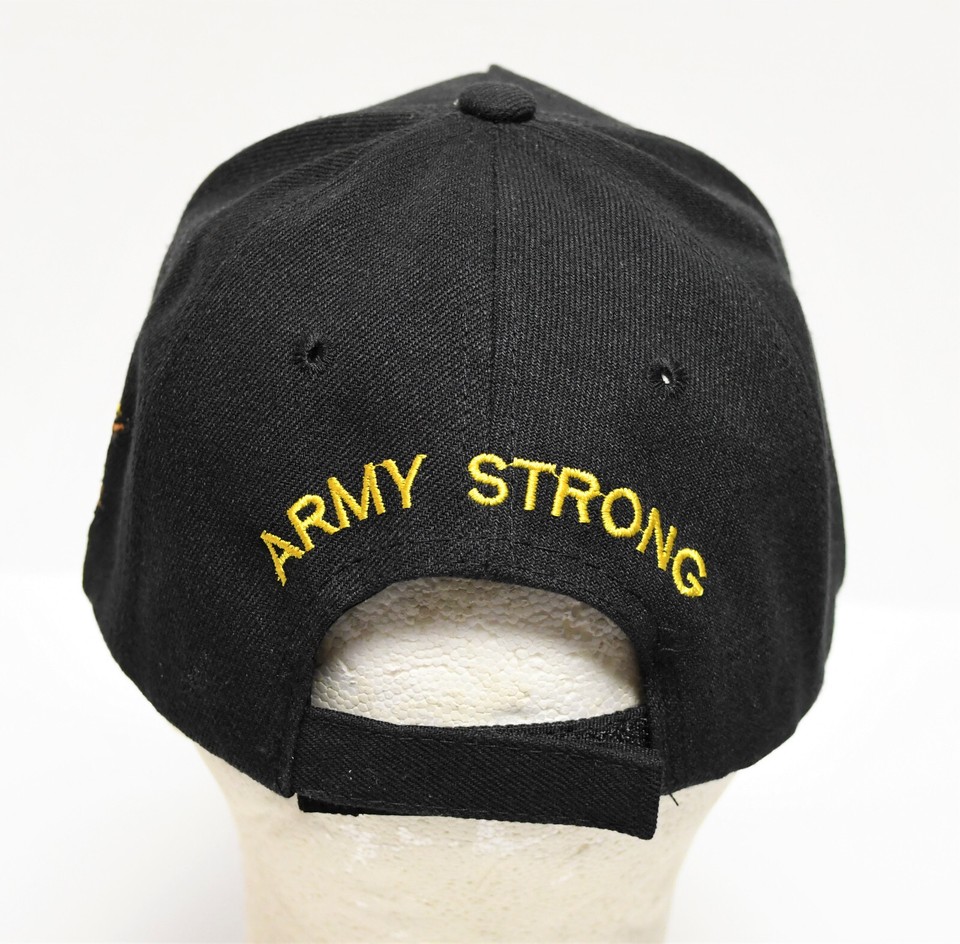 U.S.ARMY VETERAN "ARMY STRONG" Cap/Hat Black *FREE SHIPPING* | eBay
