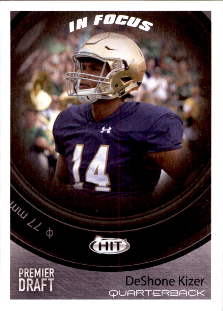 2017 SAGE HIT Premier Draft Football Card #53 DeShone Kizer IF | eBay