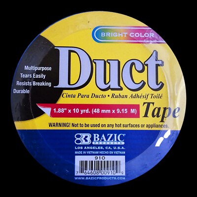 BASIC Duct Tape Bright Color 1.88" x 10 yard(48mm x 9.15 M) | eBay