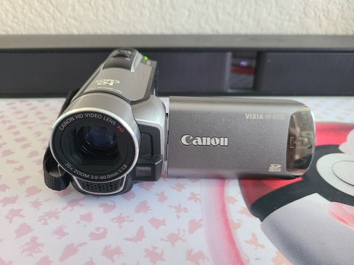 Canon Vixia HF R100 HD CMOS 20x Optical Zoom Compact Digital Video ...