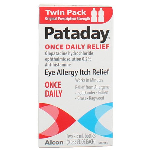 Pataday Once Daily Eye Allergy Relief Drops, 2.5 mL, 2 Ct 300658150035 ...