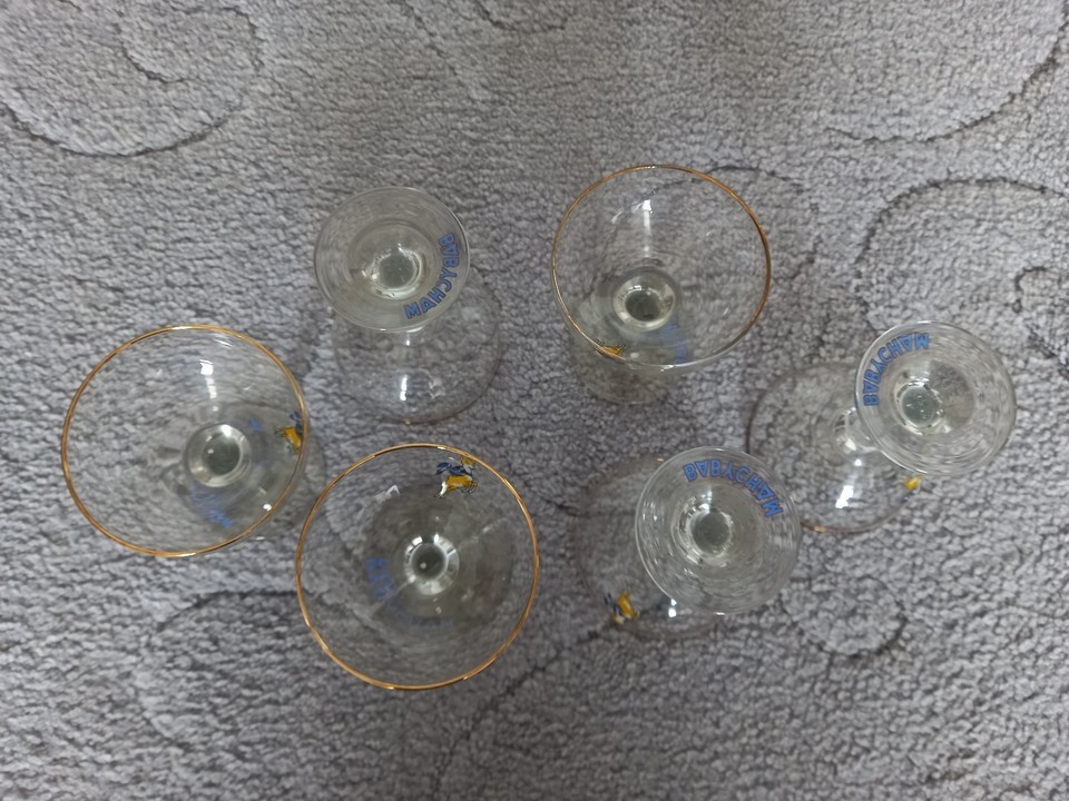 Vintage Babycham Glasses Retro Set of Six Logo Baby sham Bambi deer ...