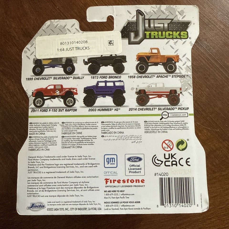 Jada Just Trucks White 2014 Chevy Silverado Pickup Truck Wave 40 White ...