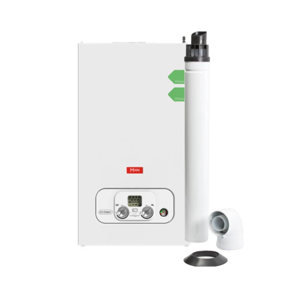 Baxi Main Eco Compact 30kW Combi Boiler with Flue and Loop - 5 Year ...
