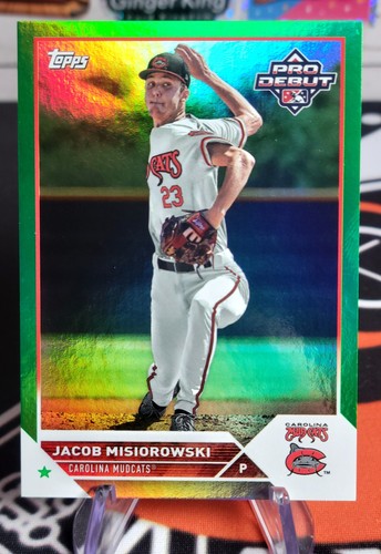 Jacob Misiorowski 2023 Topps Pro Debut #PD-72 Green Foil 81/99 | eBay