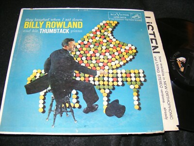 Oddball Piano Specialty LP BILLY ROWLAND & His Thumbtack Piano 1959 ...