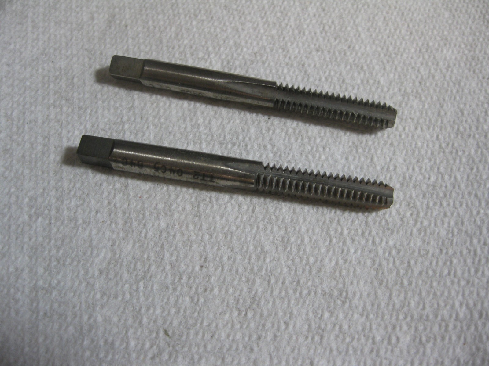 1/4-20 NC Bottom Taps 4fl HSG H5 Cast Iron Wood&Spencer 2pc Lot | eBay