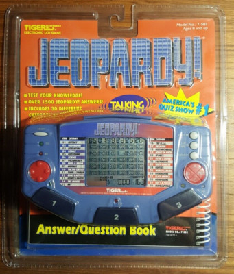 Tiger Electronics Jeopardy Handheld Talking Trivia LCD Game #7-581 ...